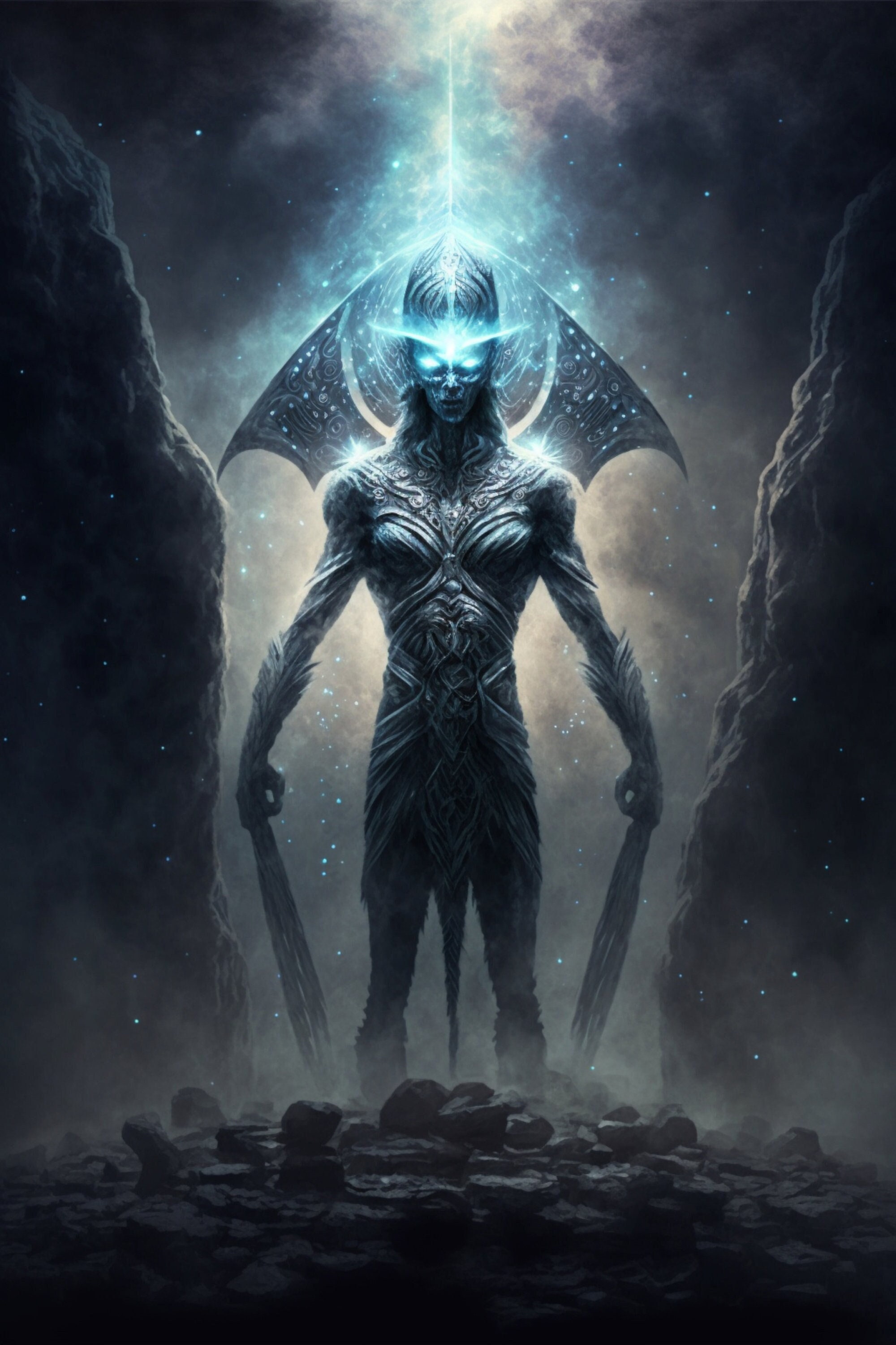 Annunaki Alien God Standing Printable Ai Art Scifi Alien - Etsy UK