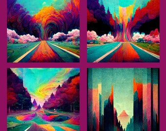 Lsd Trip Wall Art - Etsy