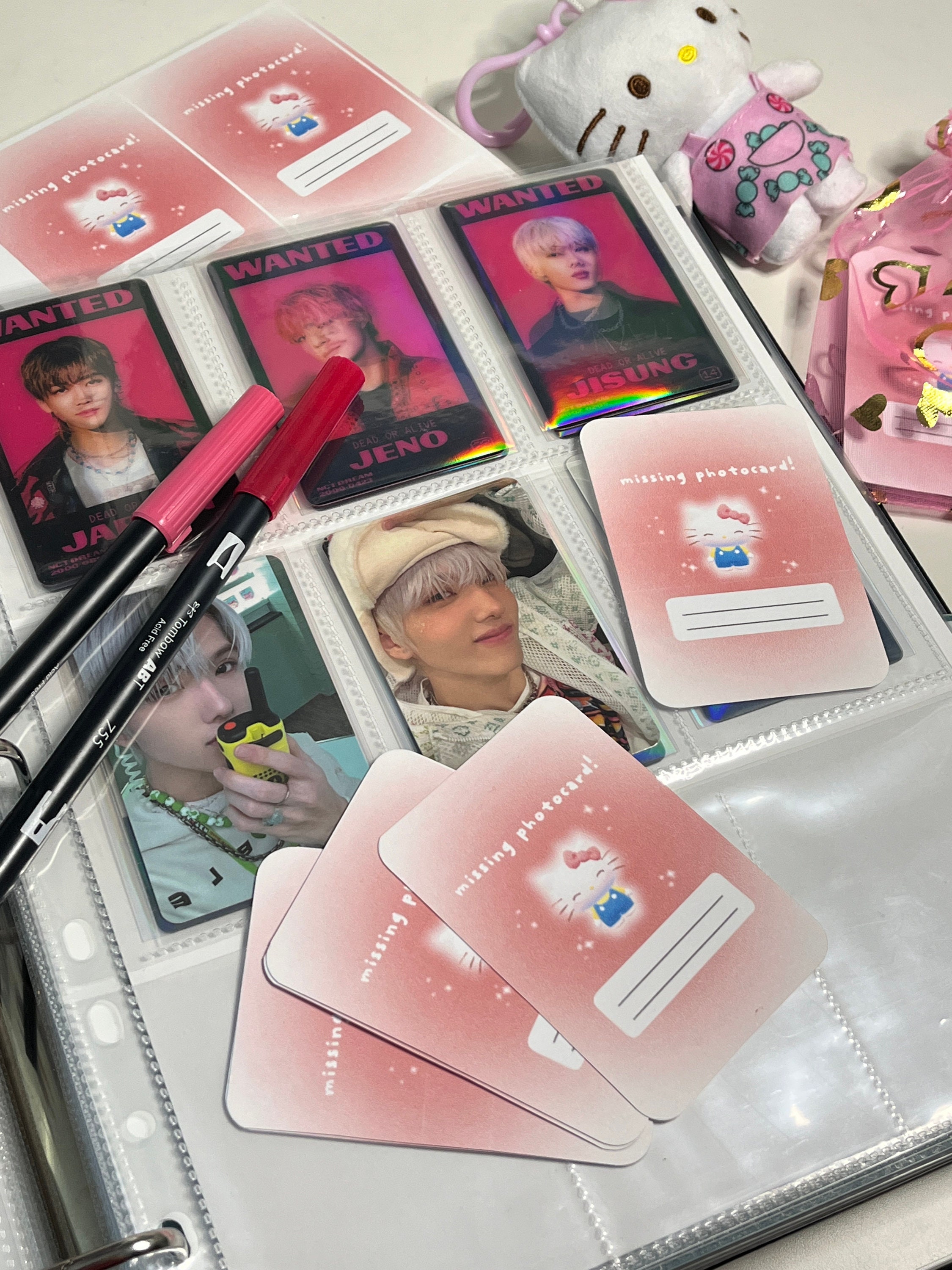 DIGITAL DOWNLOAD Missing Photocard Binder Fillers - Etsy