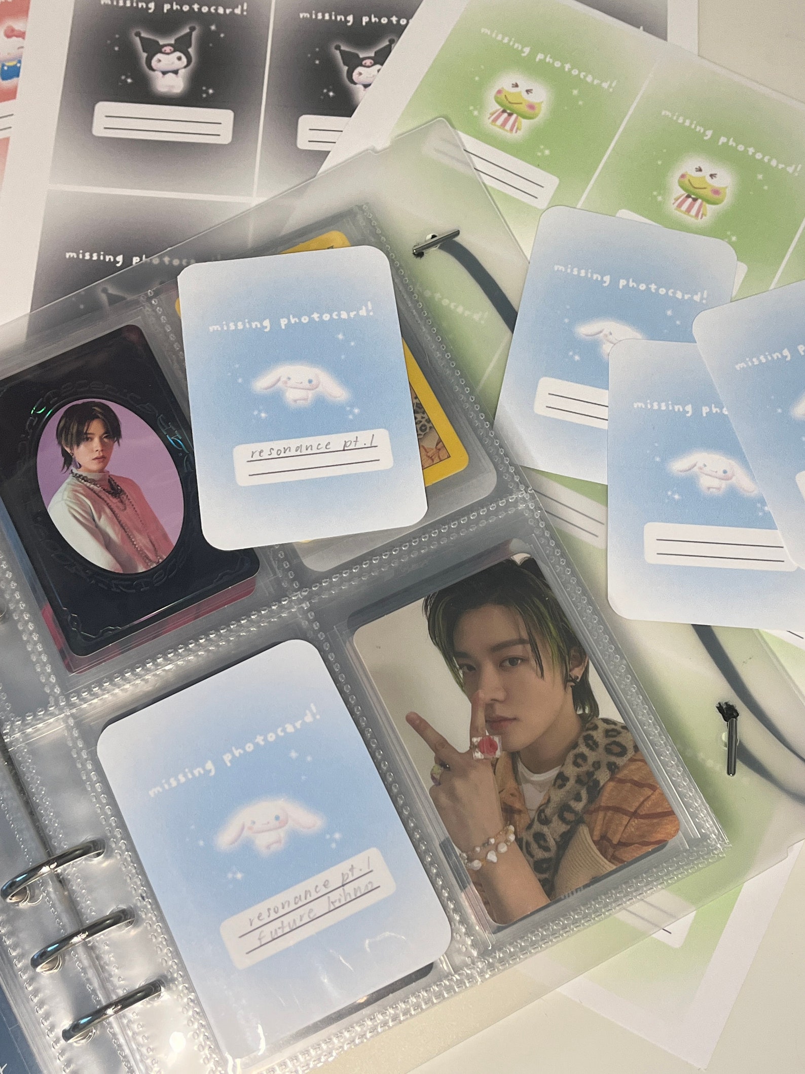 DIGITAL DOWNLOAD Missing Photocard Binder Fillers - Etsy