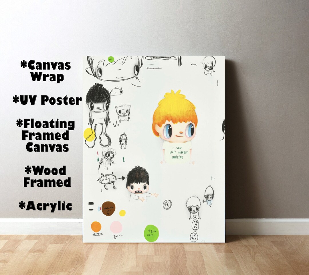 I Can Wait Without Waiting Canvas Wrap UV Printed Poster - Etsy