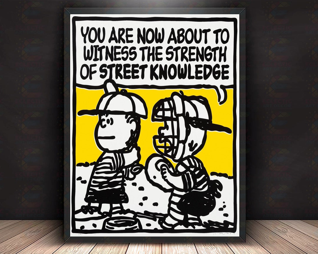 Strength of Street Knowledge Canvas Wrap UV Printed Poster Floating ...