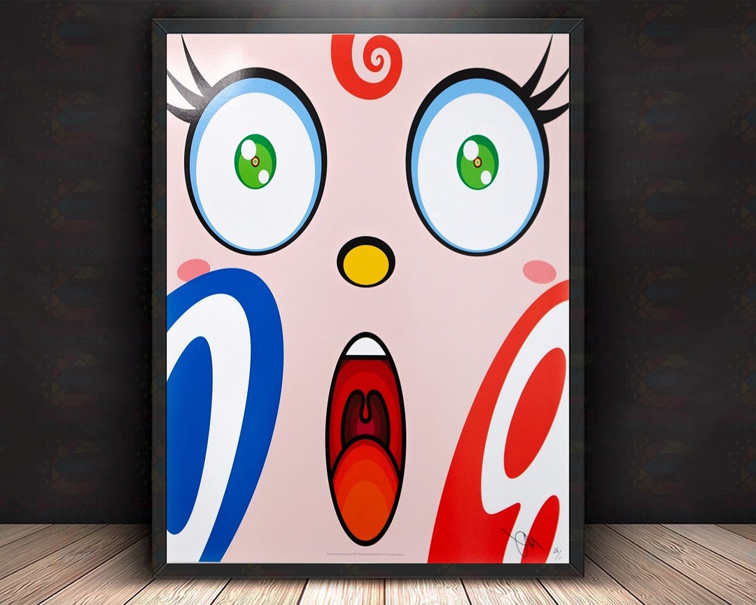 Takashi Murakami Jocular Clan 3 Canvas Wrap UV Printed Poster Floating ...
