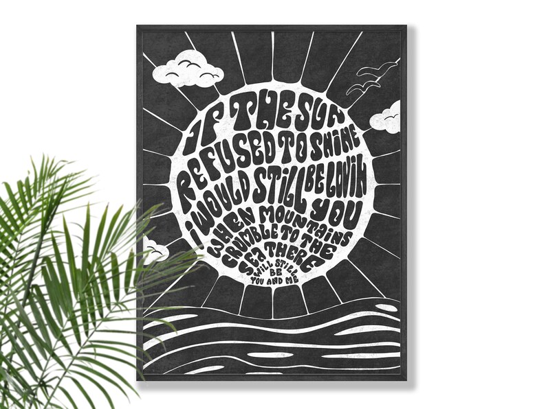 Led Zeppelin Thank You Poster Led Zeppelin Lyric (Instant Download) - Etsy