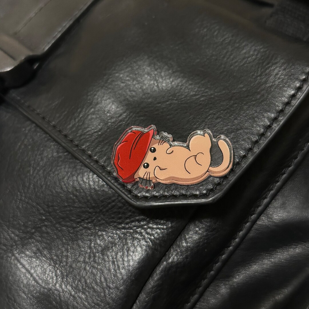 Red Album Chibi Karma Cat Pin Badge - Etsy