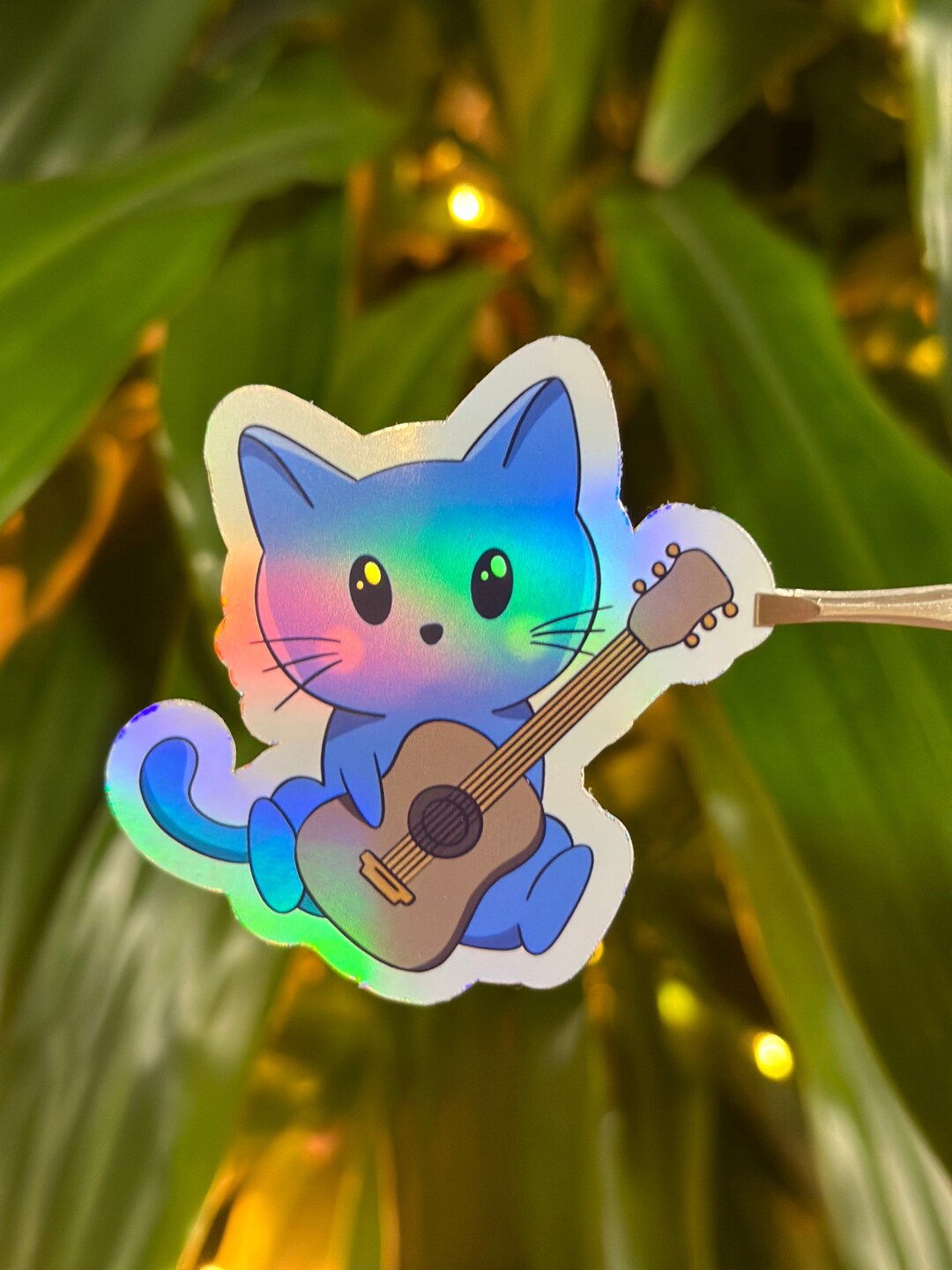 HOLOGRAPHIC Taylor S Debut Chibi Cat Sticker Decal High Quality. Merch ...
