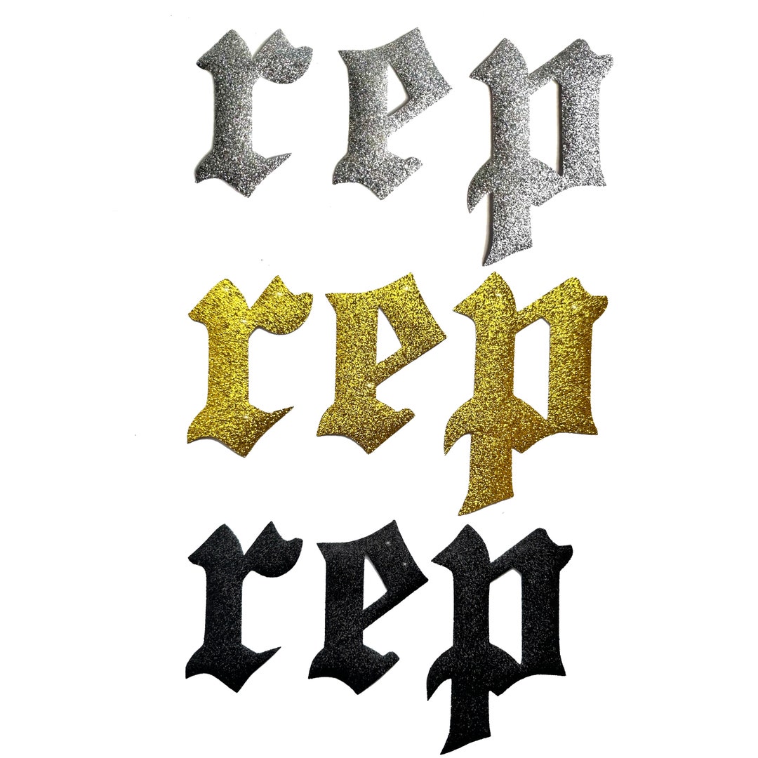 Taylor S Reputation REP Glitter Iron on Patch Apply to Any Cotton ...