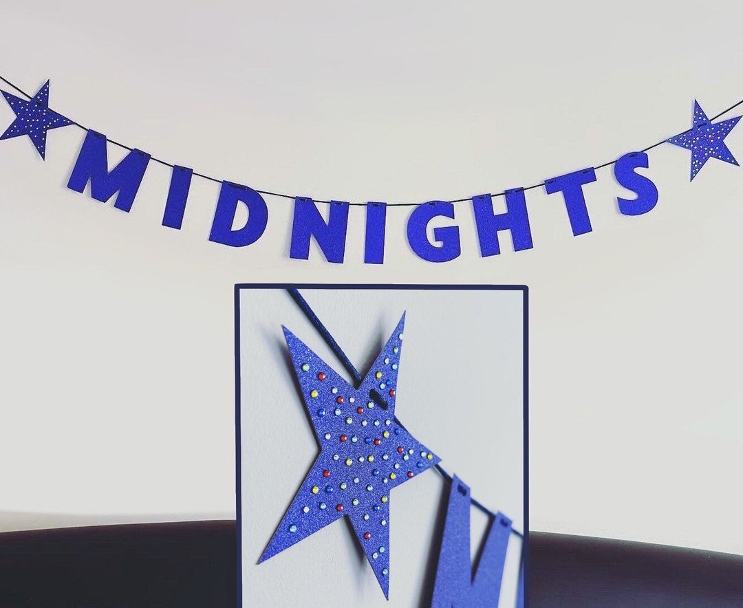 Taylor S Garland Bunting Banner Flags. Midnights Album - Etsy