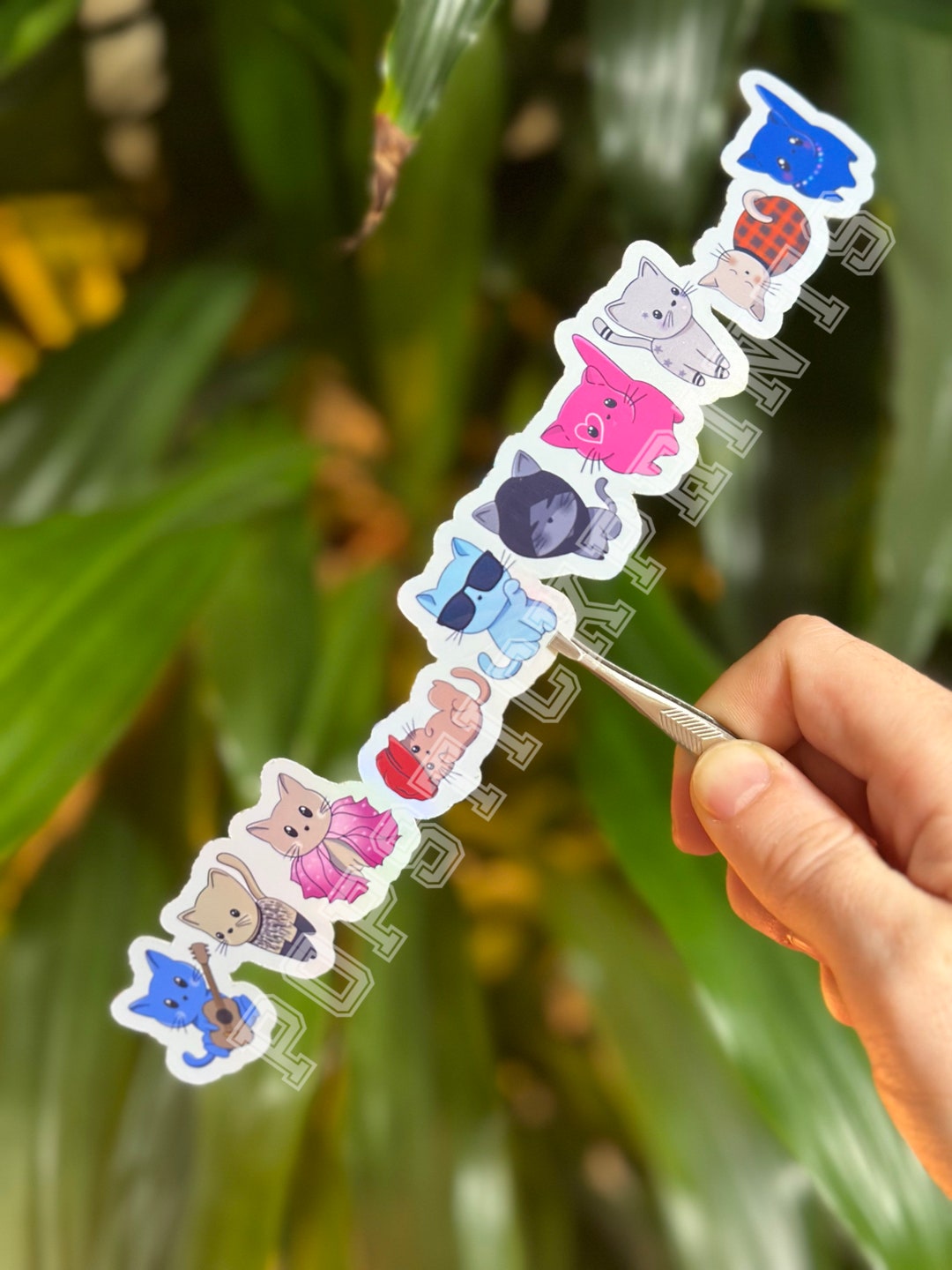 HOLOGRAPHIC Taylor S Eras Vinyl Sticker Set Fearless, Speak Now, Red ...