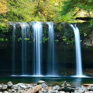 Butte Falls Waterfall Oregon, USA Digital Download Cascade Poster ...