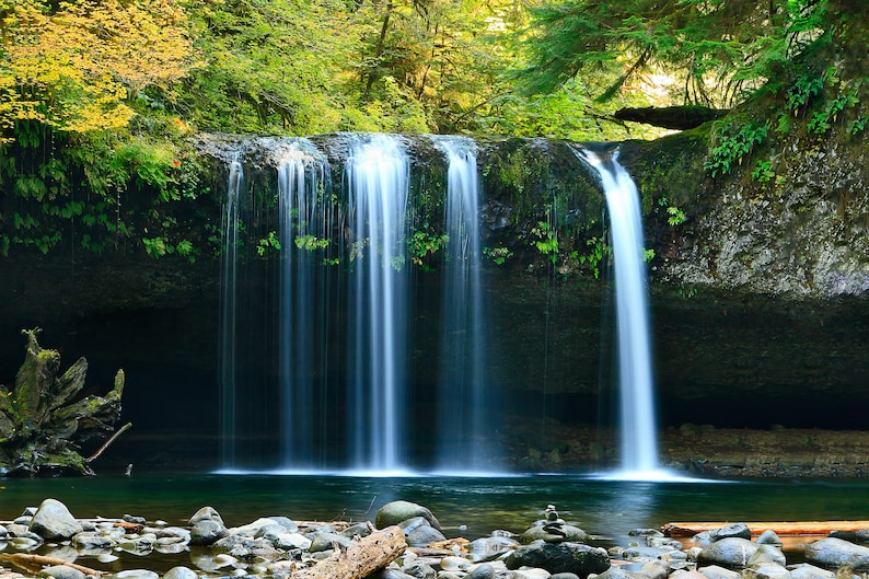 Butte Falls Waterfall Oregon USA Digital Download Cascade - Etsy