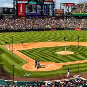 Coors Field Baseball Stadium Photo - Colorado Rockies MLB Game Digital ...