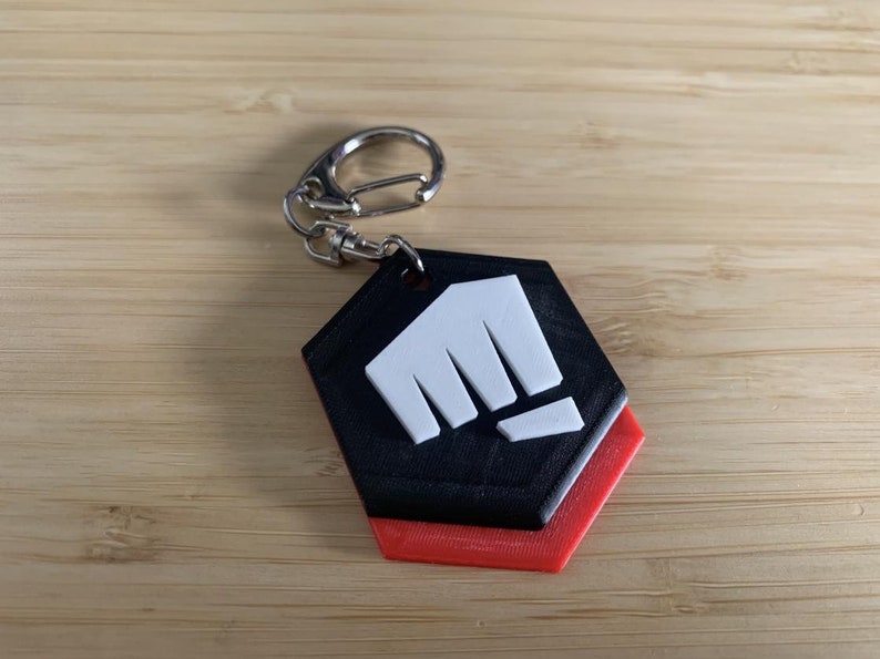 Valorant Gun Buddy Keychain - Riot Fist & Valorant Logo Variants - Etsy