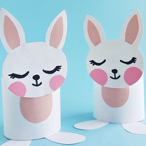 Toilet Paper Roll Bunny Craft Template With Directions - Etsy