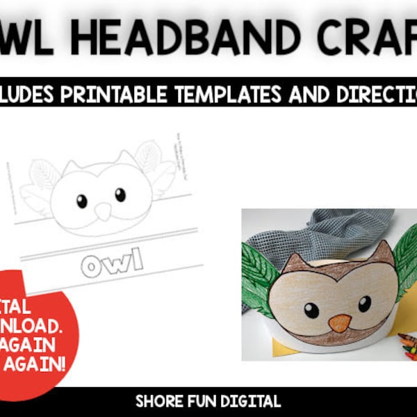 Owl Headband - Etsy