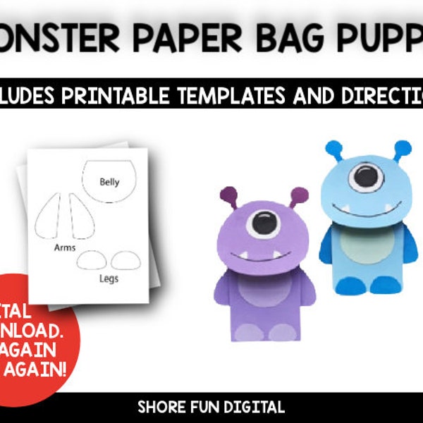 Monster Puppet - Etsy