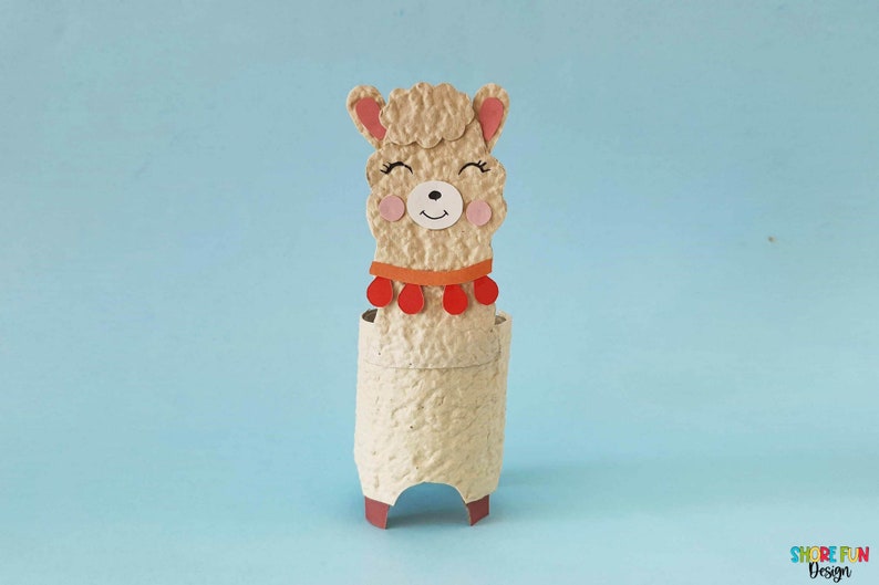 Toilet Paper Roll Llama Craft Template With Directions - Etsy