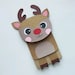 Reindeer Paper Bag Puppet Craft Template With Directions - Etsy