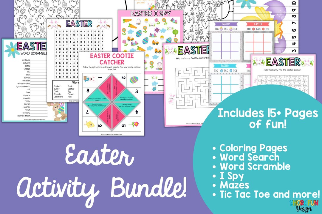 Easter Activity Bundle - Etsy