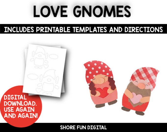 Gnome Craft for Kids | Adult Crafts | Valentine's Day Craft | Kids ...