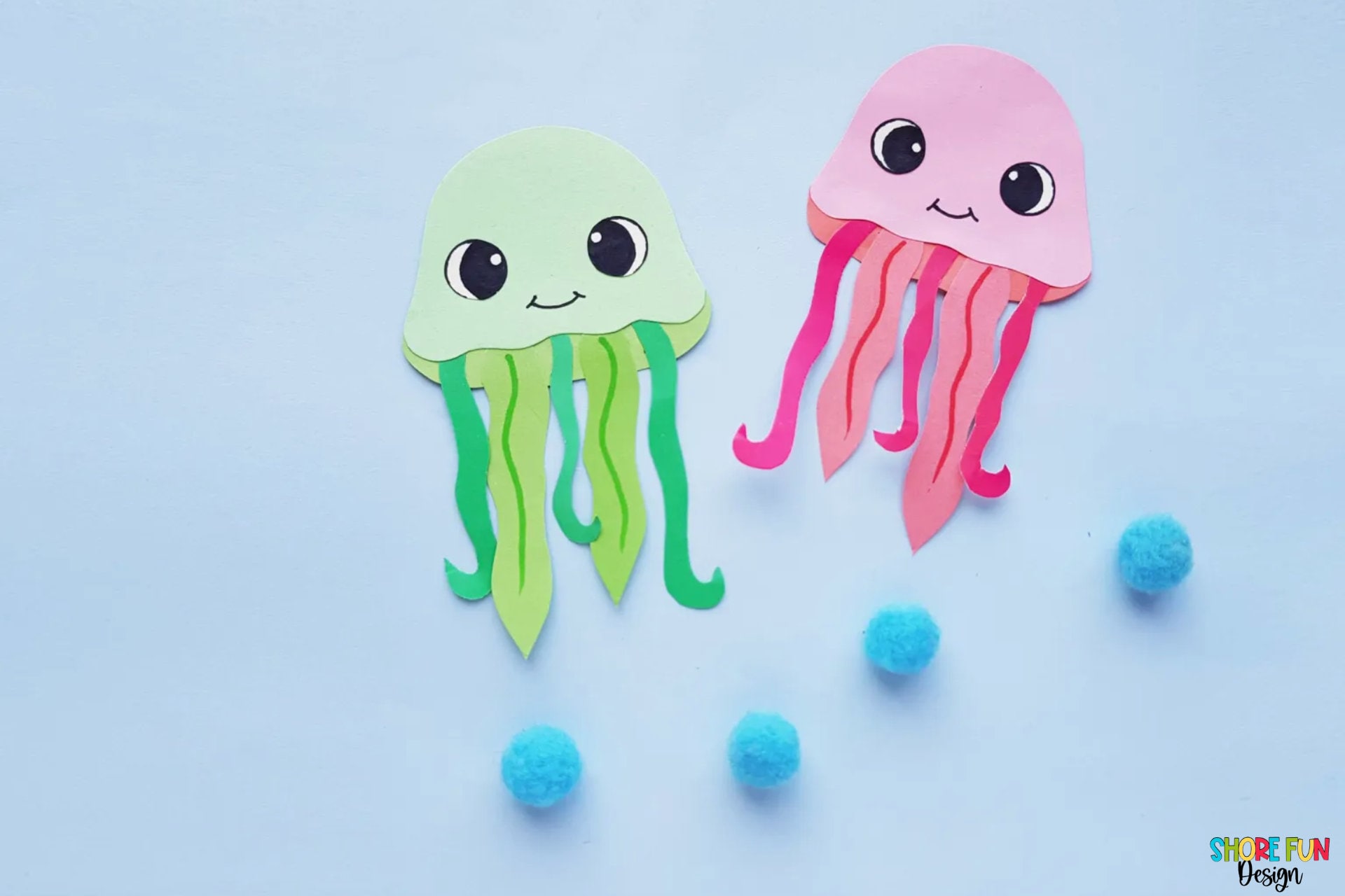 Papercraft Jellyfish Template With Directions - Etsy