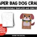 Paper Bag Dog Puppet Template With Directions - Etsy