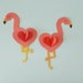 Heart Flamingo Craft Template With Directions - Etsy