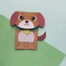 Paper Bag Dog Puppet Template With Directions - Etsy