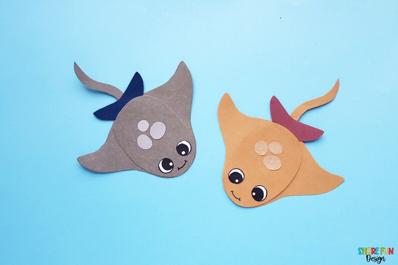 Stingray Papercraft With Directions - Etsy