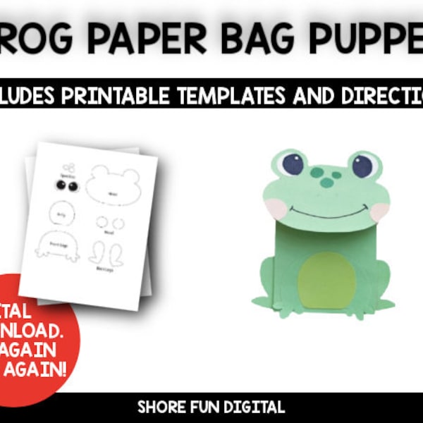 Frog Puppet - Etsy