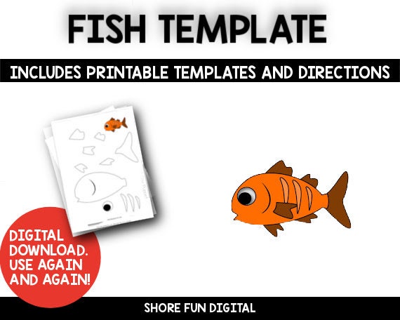 Fish Template For Kids
