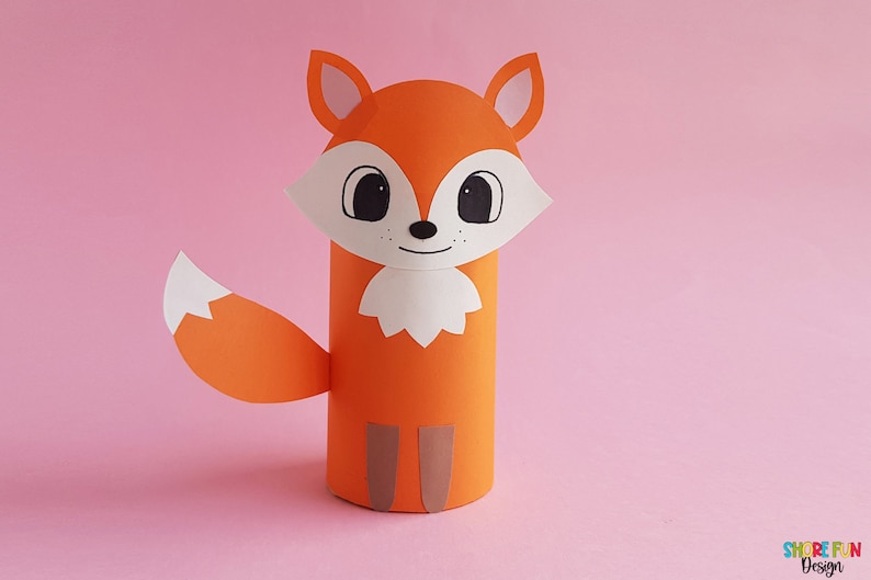 Fox Toilet Paper Roll Craft With Directions - Etsy