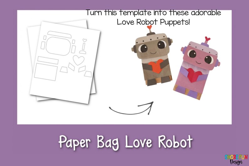 Nutcracker Paper Bag Puppet Craft Template With Directions - Etsy