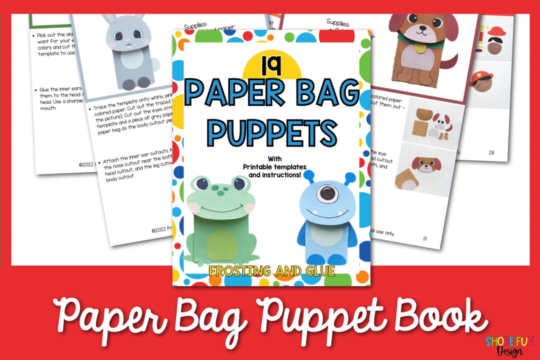 Paper Bag Puppet Book - Etsy