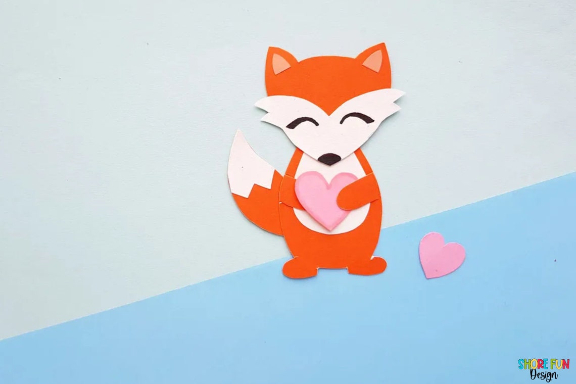 Red Fox Papercraft Template With Directions - Etsy