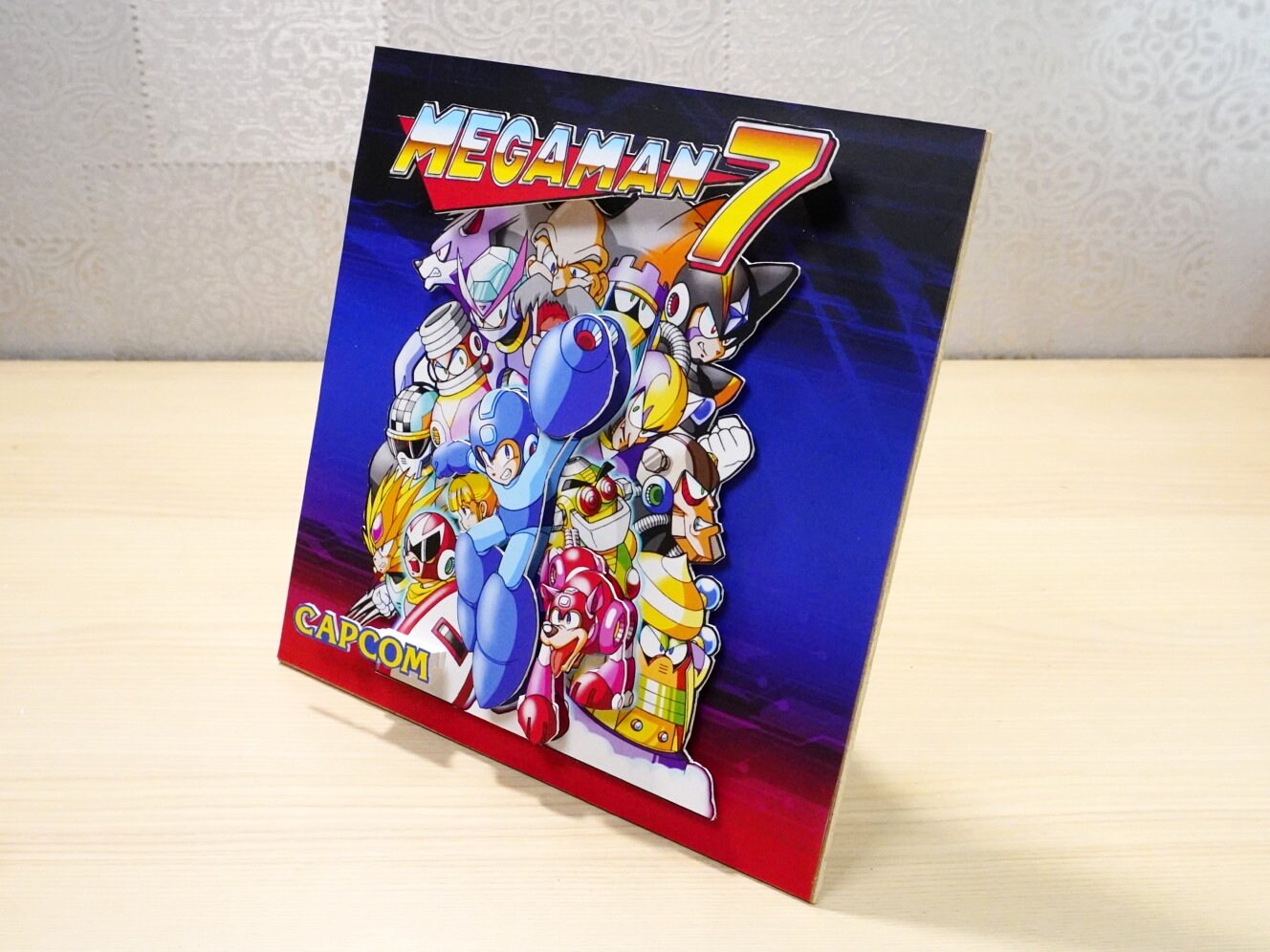 3D Retro Games Diorama Frame: Megaman 7 Cover (rockman) - 20x20cm ...