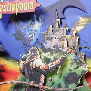 3D Retro Games Diorama Frame: Castlevania Title Scene - 20x20cm ...