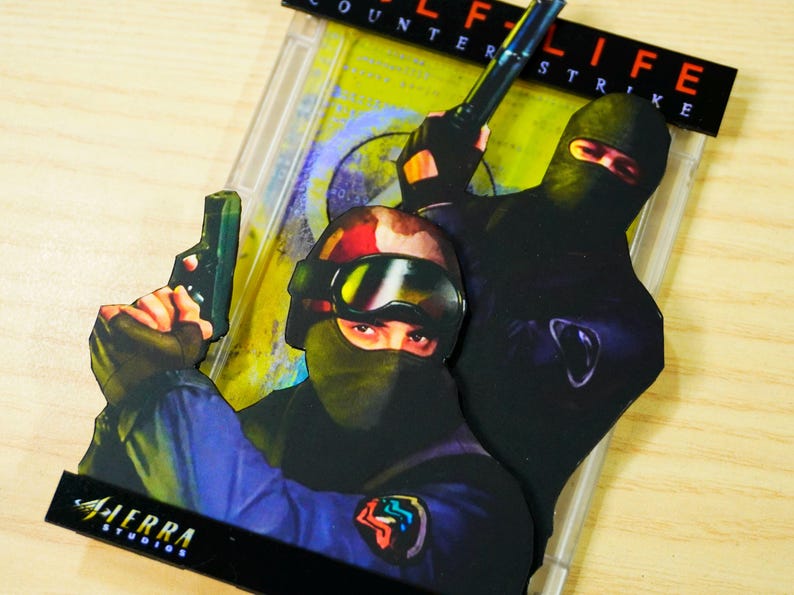 Handcut 3D Half Life - Counter Strike Fridge Magnet | Vintage Retro ...