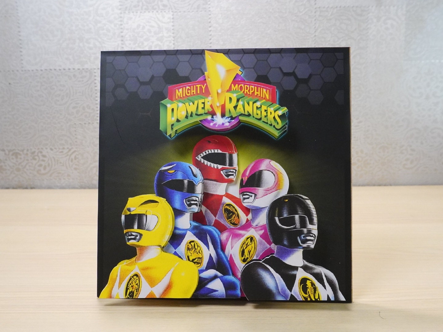 3D Retro Games Diorama Frame: Power Rangers SNES Cover Art 20x20cm ...