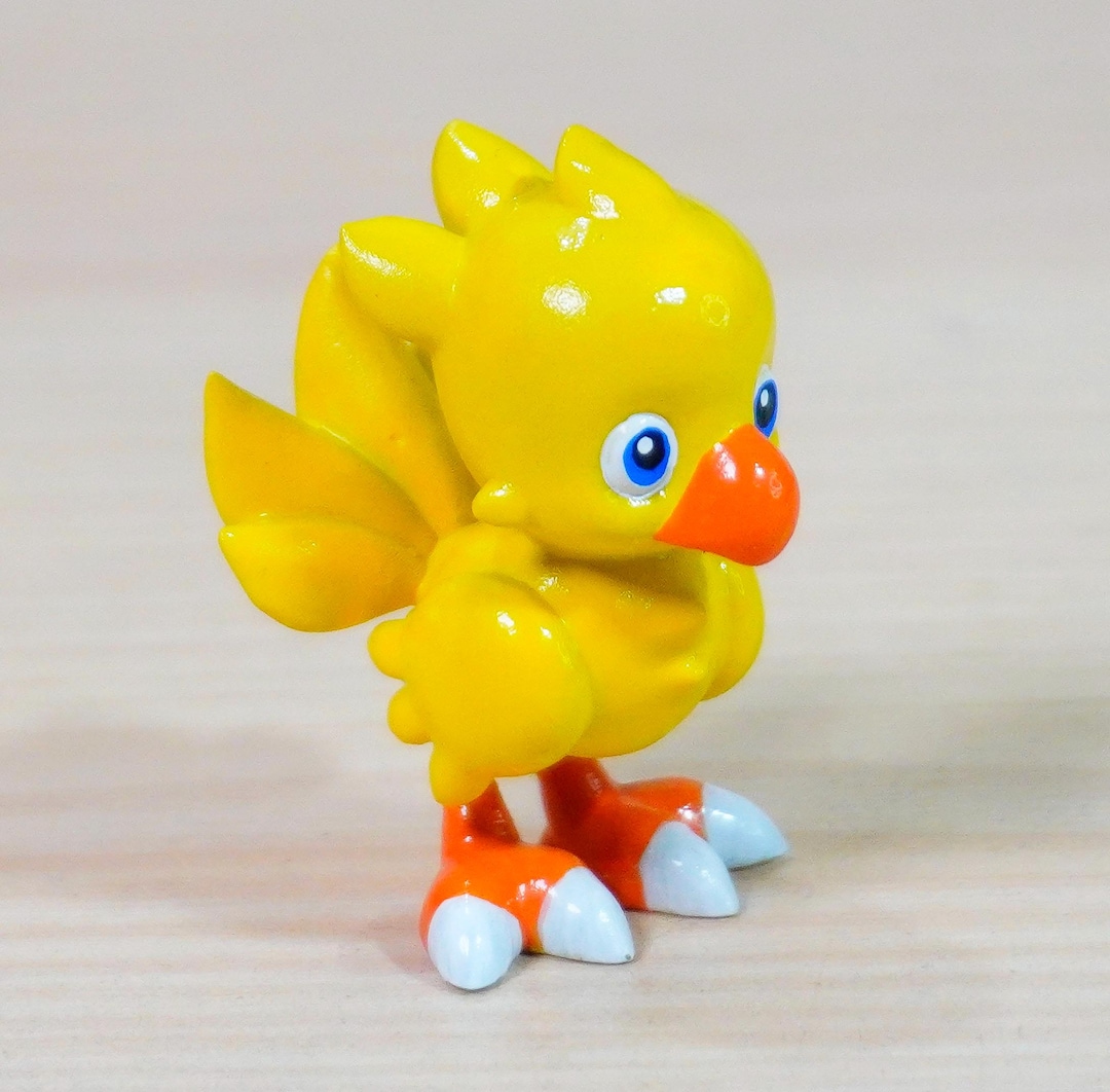 Handmade Chocobo Final Fantasy Inspired Resin Figure – Cute Creature ...