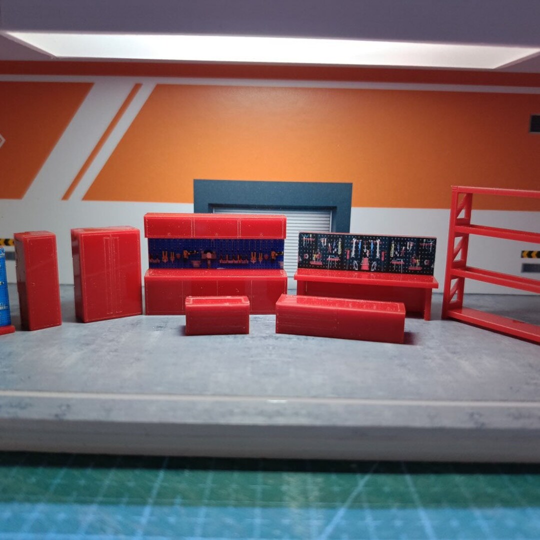 1/64 Mechanic Shelves for Garage Diorama - Etsy