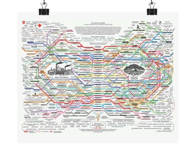 The Roby Chart© 11x17 Poster Showing Where Beliefs Affect Your Anatomy ...
