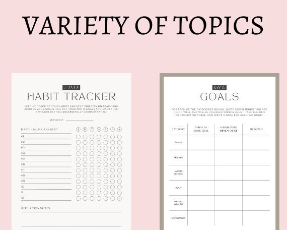 Self Care Journal, Printable Workbook, Self Love, Burnout, Stress ...