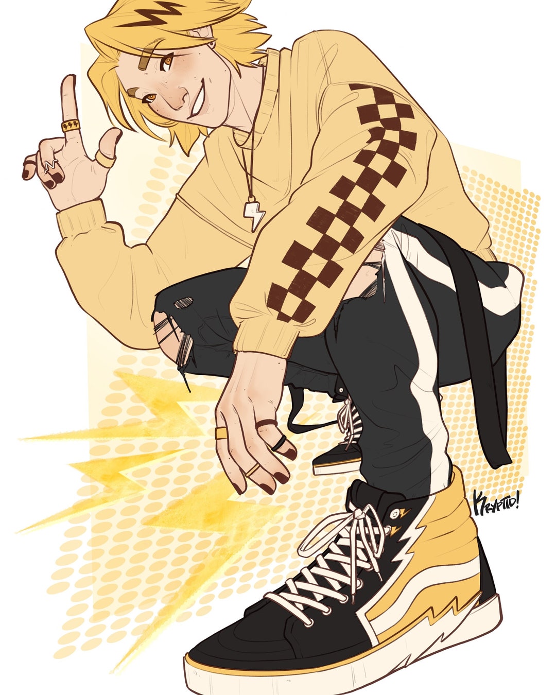 Denki Fanart Print - Etsy