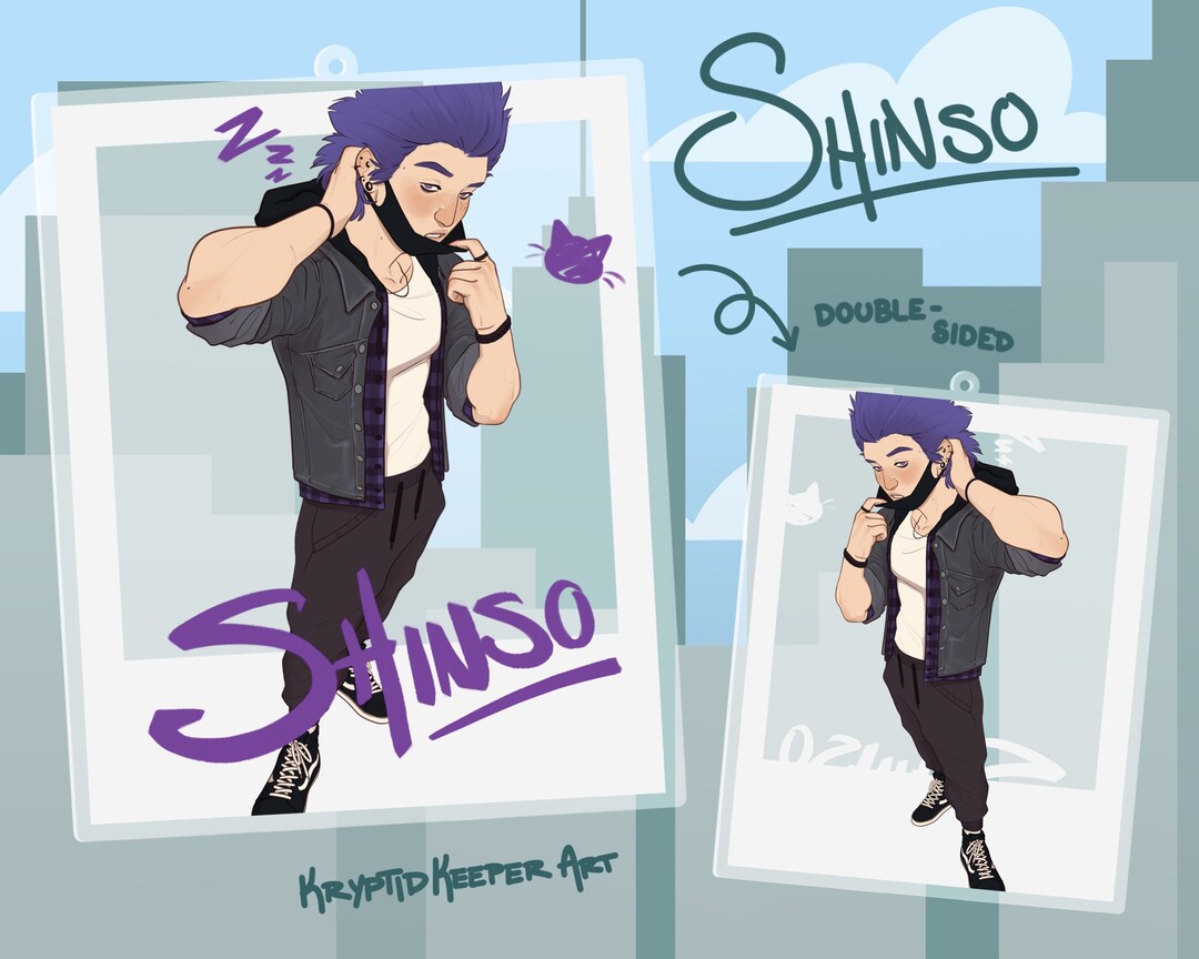 Shinso Polaroid Keychain - Etsy