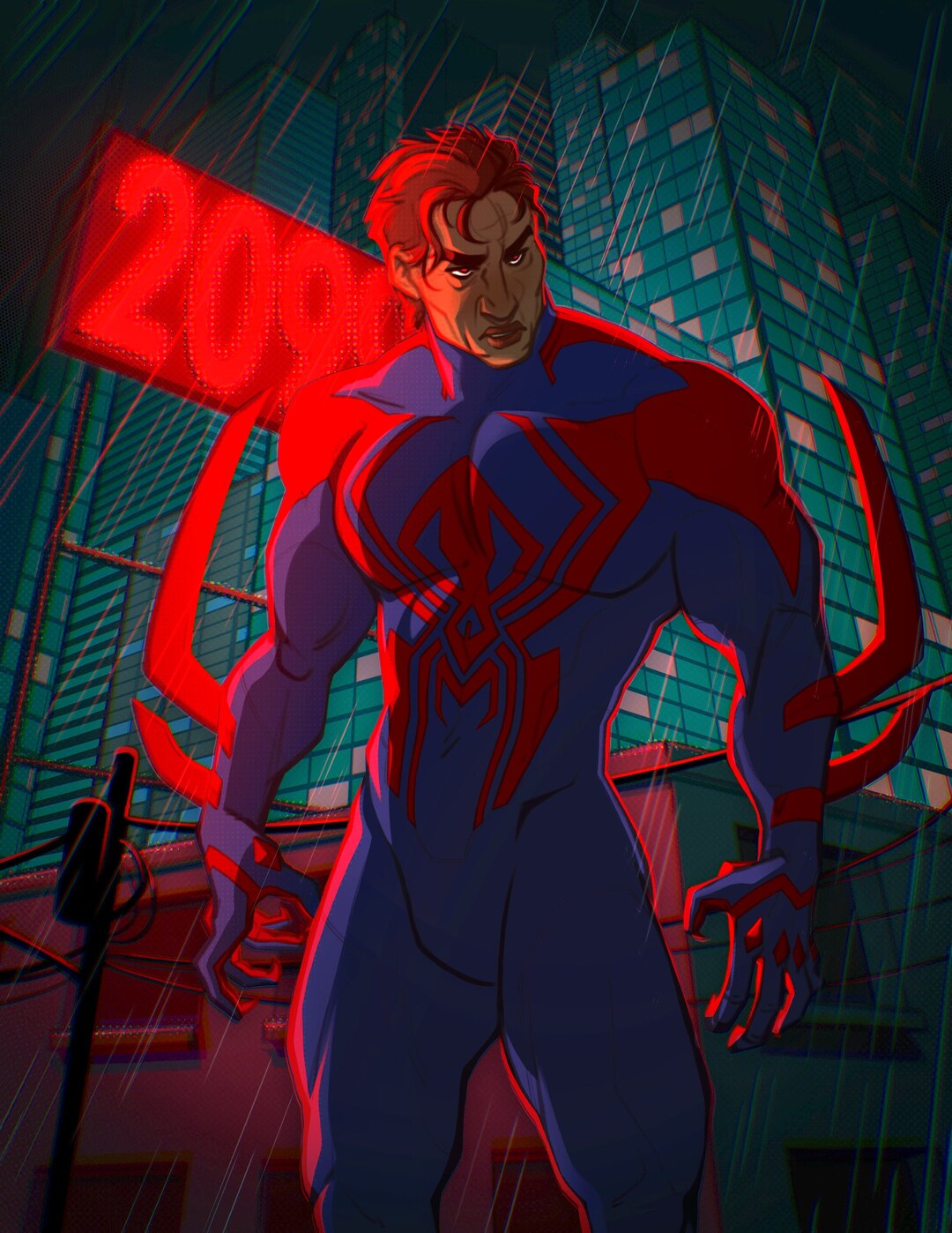 Neon 2099 Print - Etsy