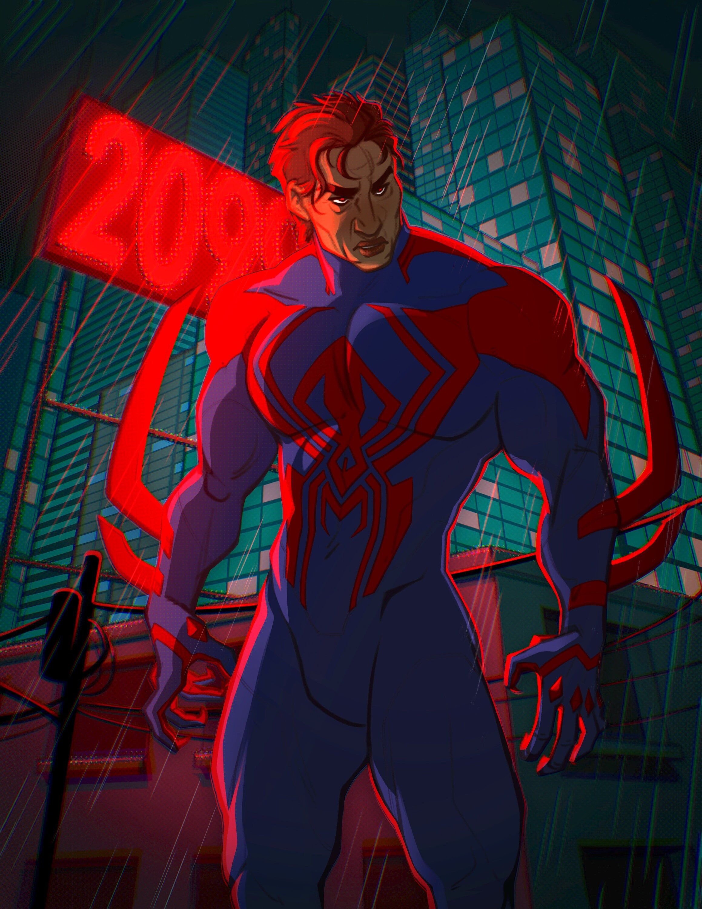 Neon 2099 Print - Etsy