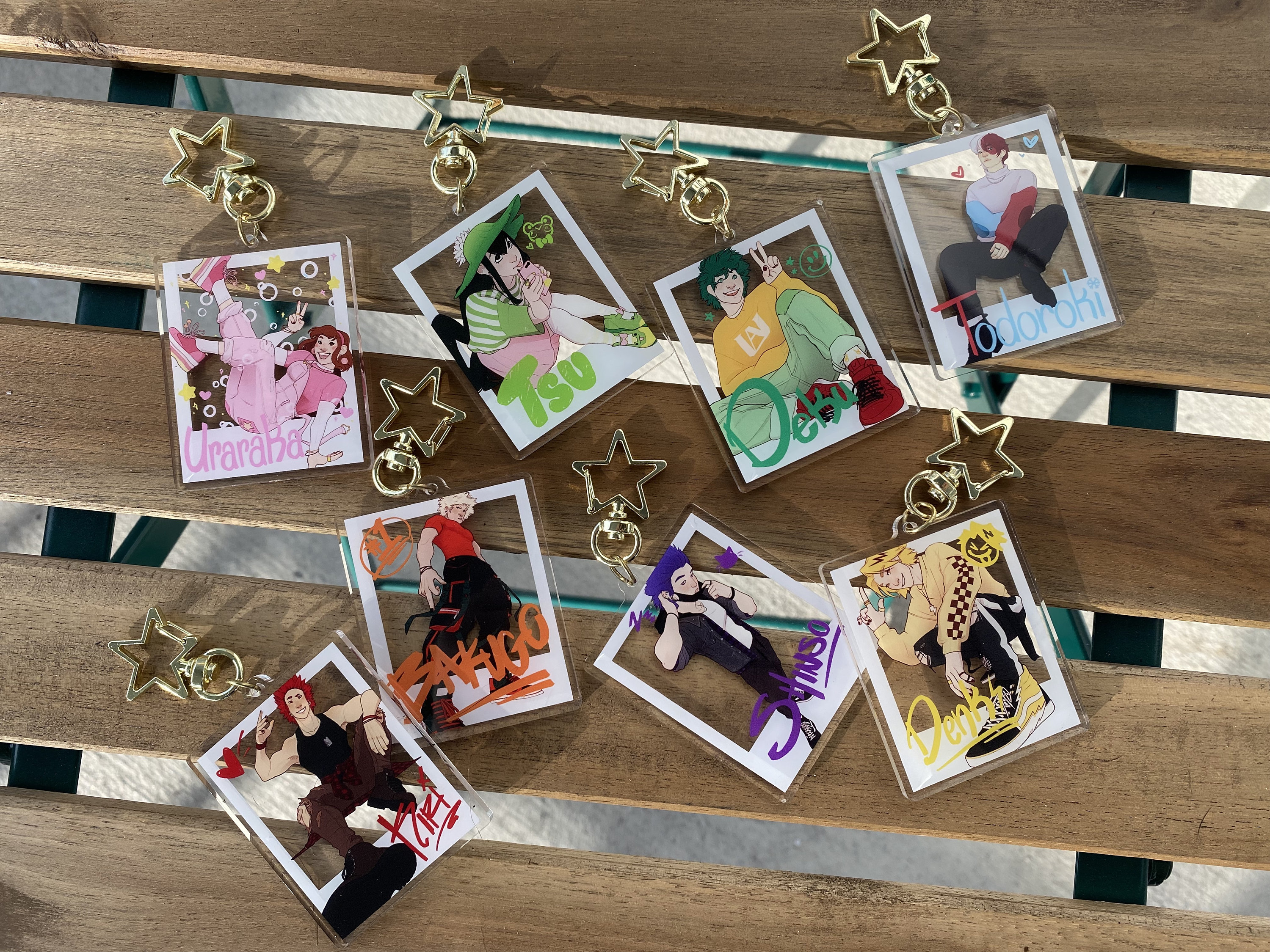 Denki Polaroid Keychain - Etsy