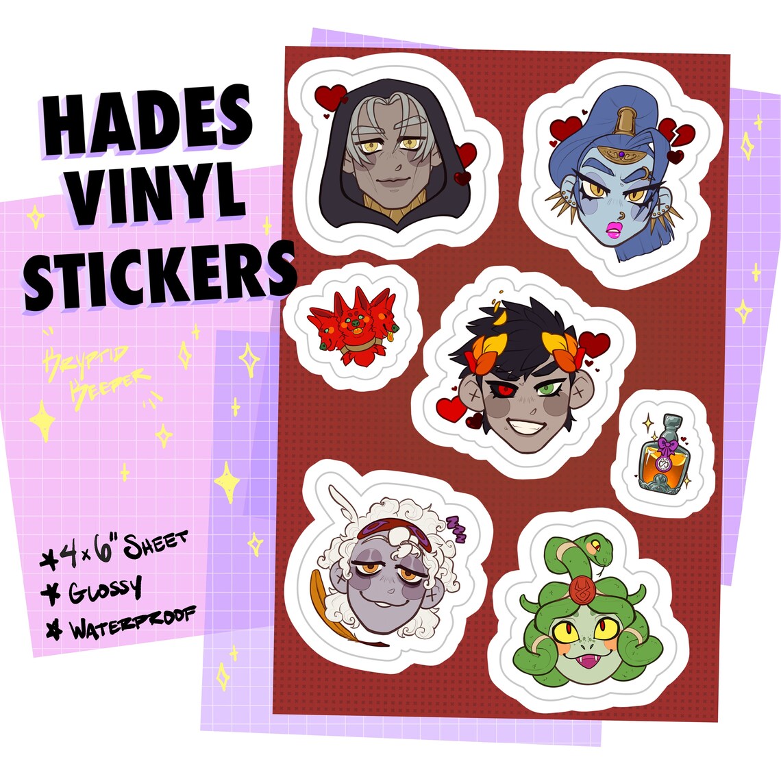 Hades Stickers - Etsy