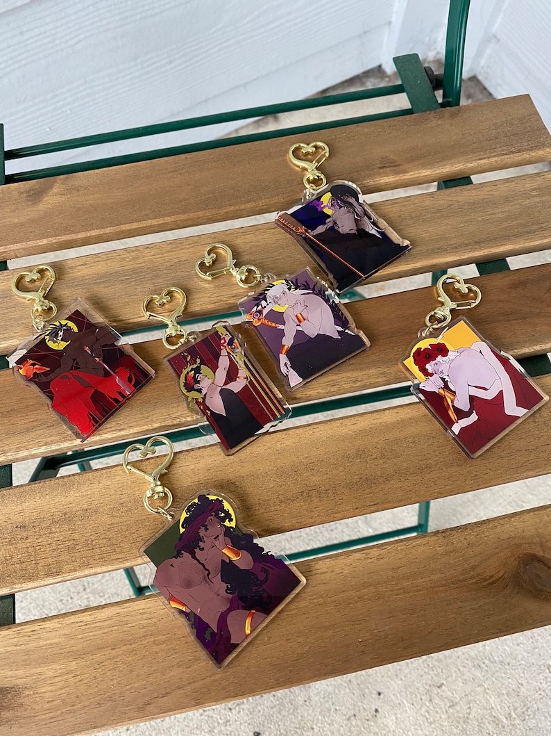 Gilded Patroclus and Achilles Keychain - Etsy